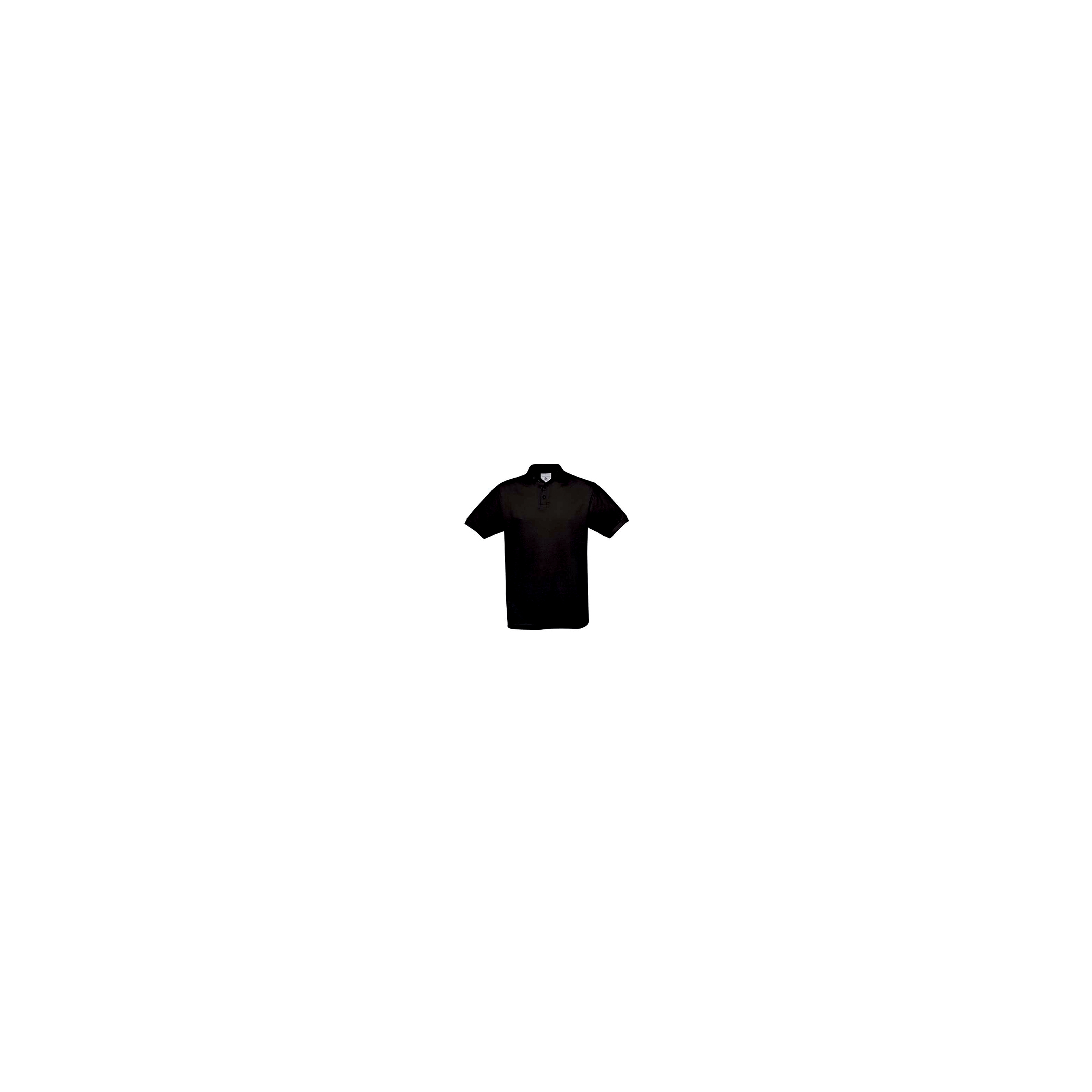Polo piqué ML noir