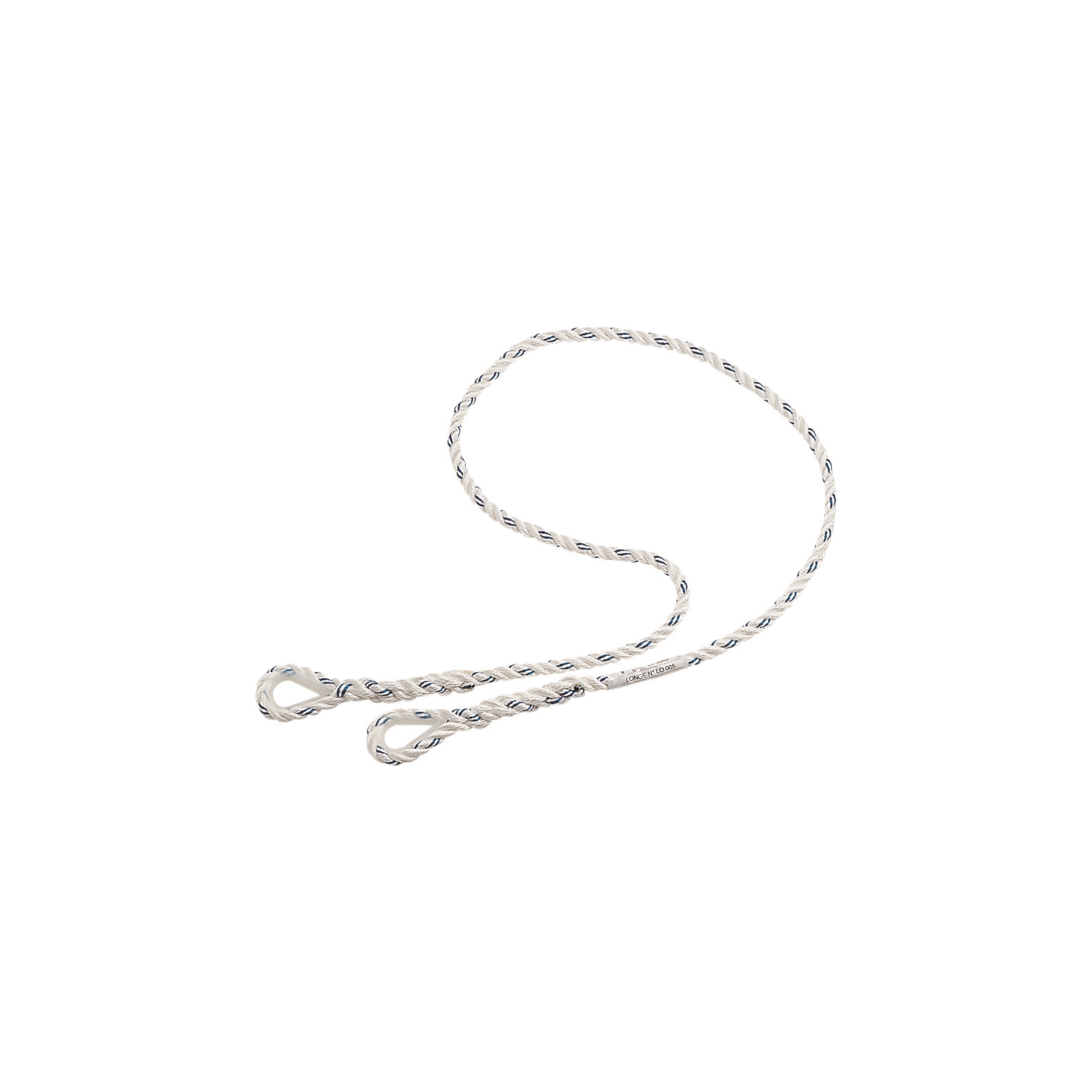 LONGE CORDE TORONNÉE - 1 M EPI Protection antichute