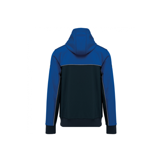 Veste softshell 3 couches bicolore Navy / Royal Blue