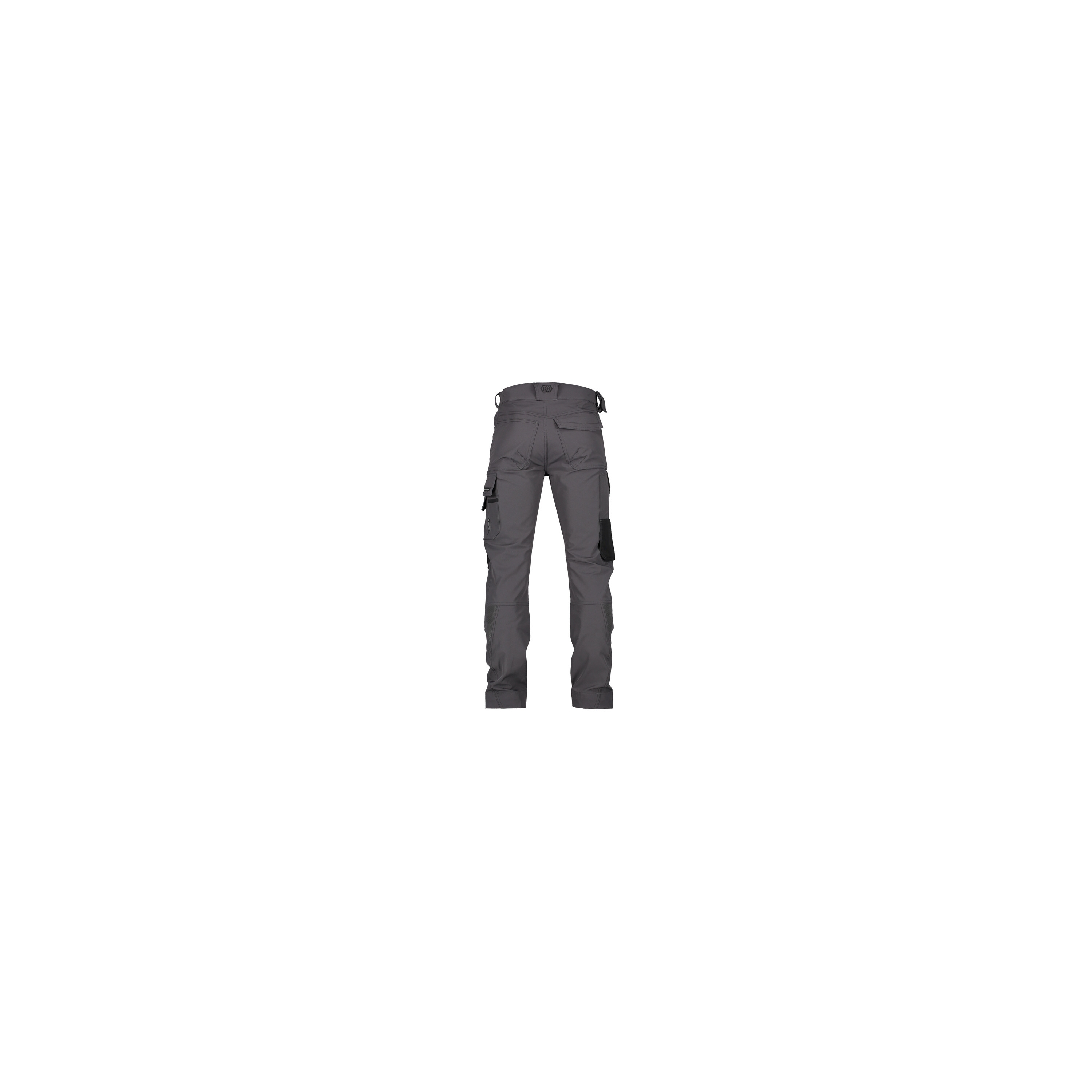 Pantalon de travail stretch avec poches genoux Impax GRIS/NOIR