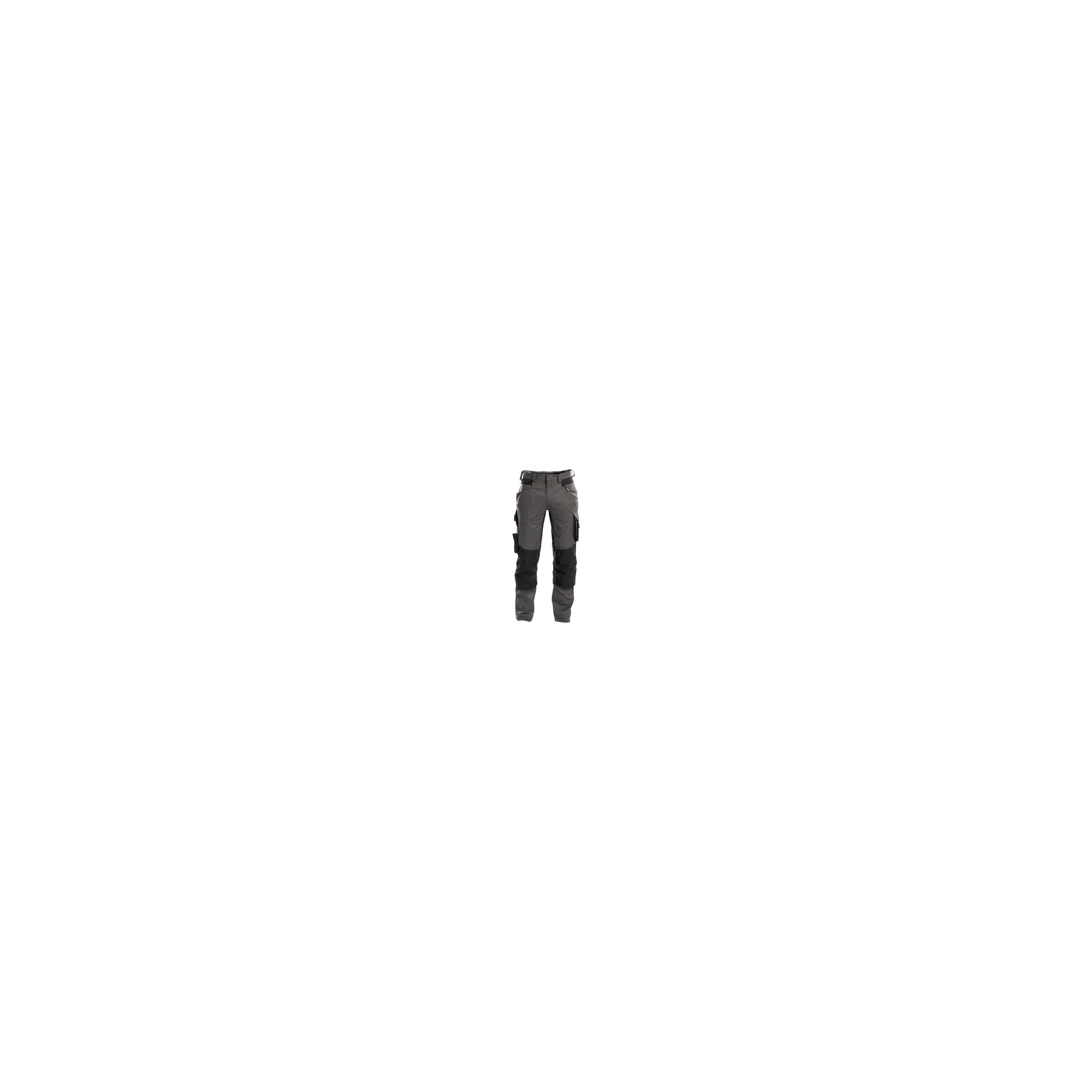 PANTALON DE TRAVAIL DYNAX STRETCH POCHES GENOUX GRIS/NOIR LONGUEUR MINI