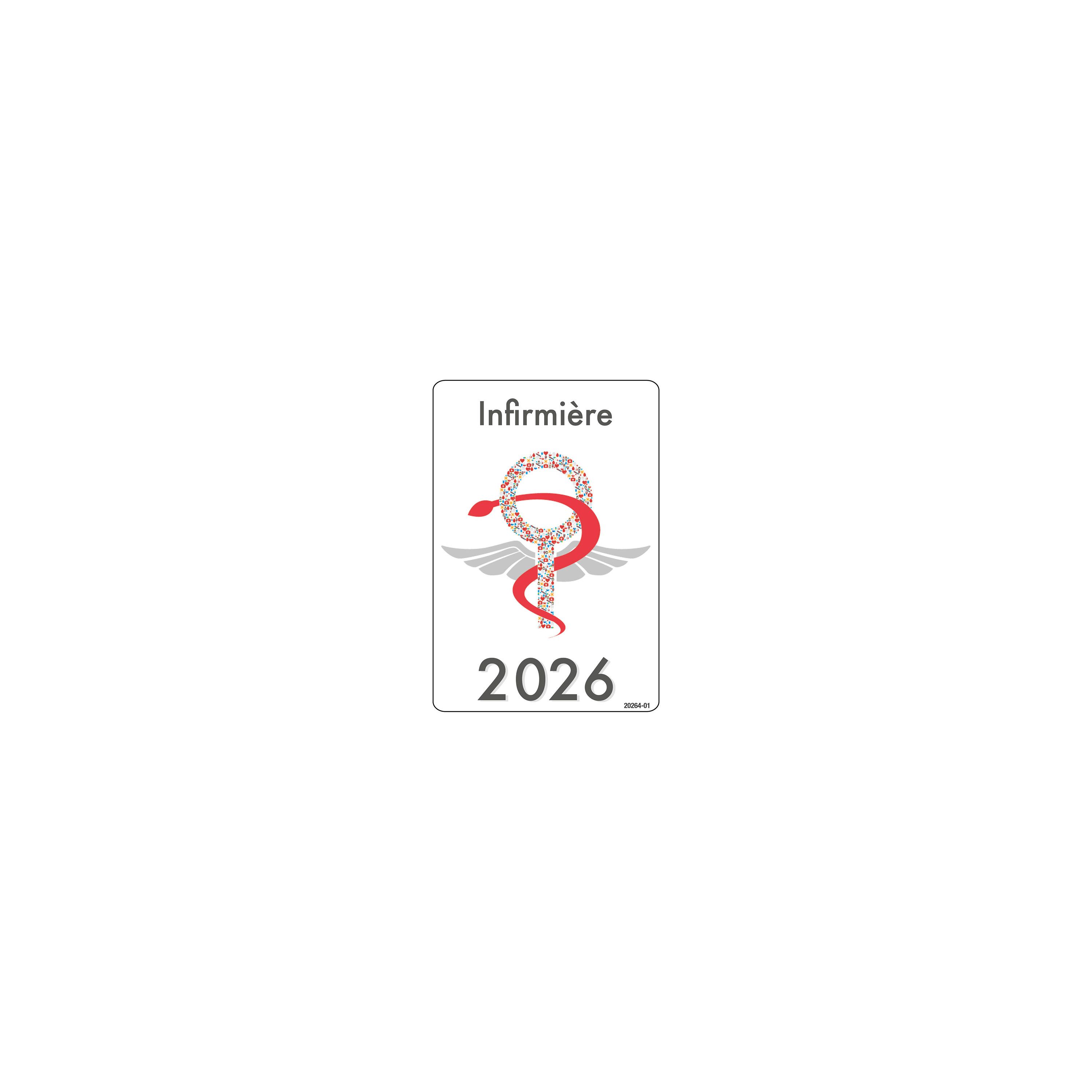 Caducée 2026 fantaisie Infirmière 2026