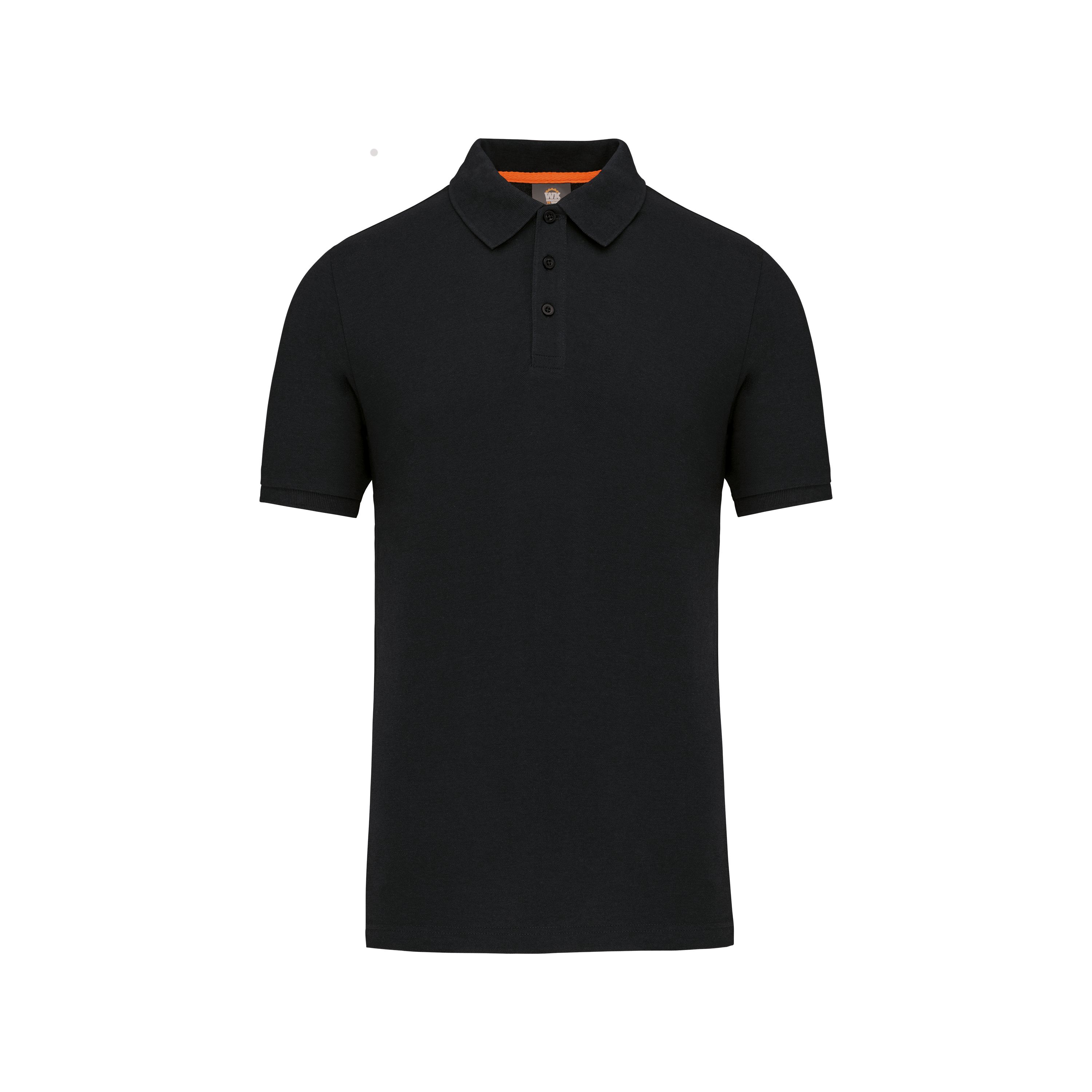 Polo Homme Écoresponsable Black WK207 – Personnalisable | Label Blouse