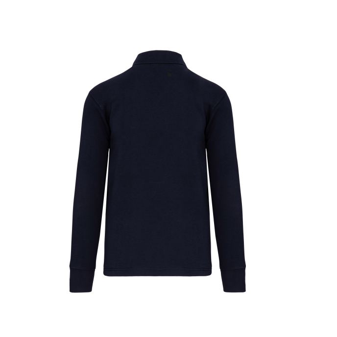 Sweat-shirt Col Polo Homme Navy WK4000 – Personnalisable | Label Blouse
