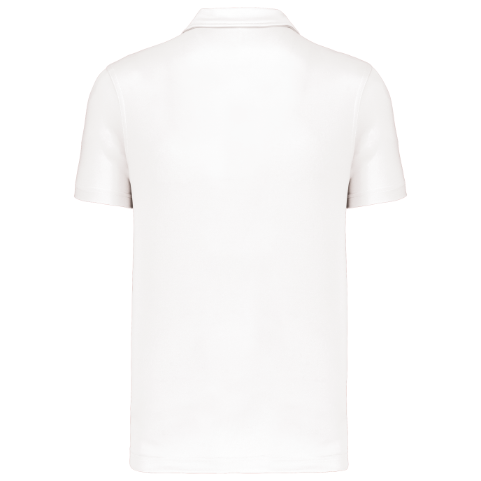 Polo Sport Manches Courtes White PA482 – Personnalisable | Label Blouse