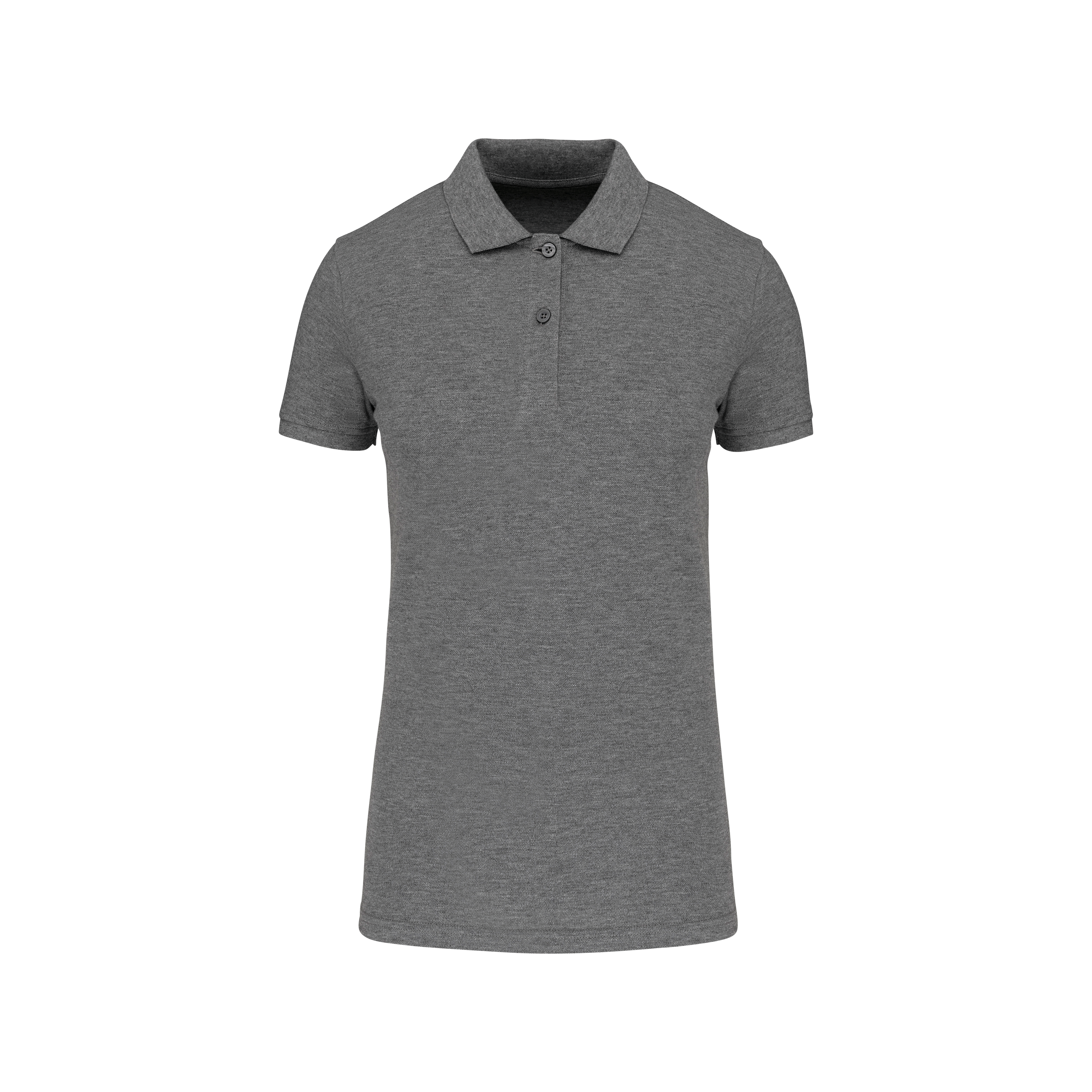 Polo Bio Femme Gris Kariban – Broderie & Personnalisation | Label Blou